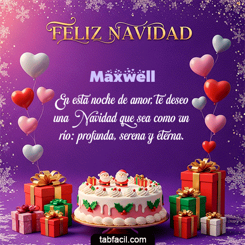 Gif de Feliz Navidad Maxwell | Imágenes